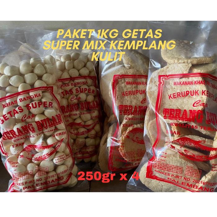 Promo PAKET 1KG GETAS SUPER MIX KEMPLANG KULIT - Kota Palembang ...
