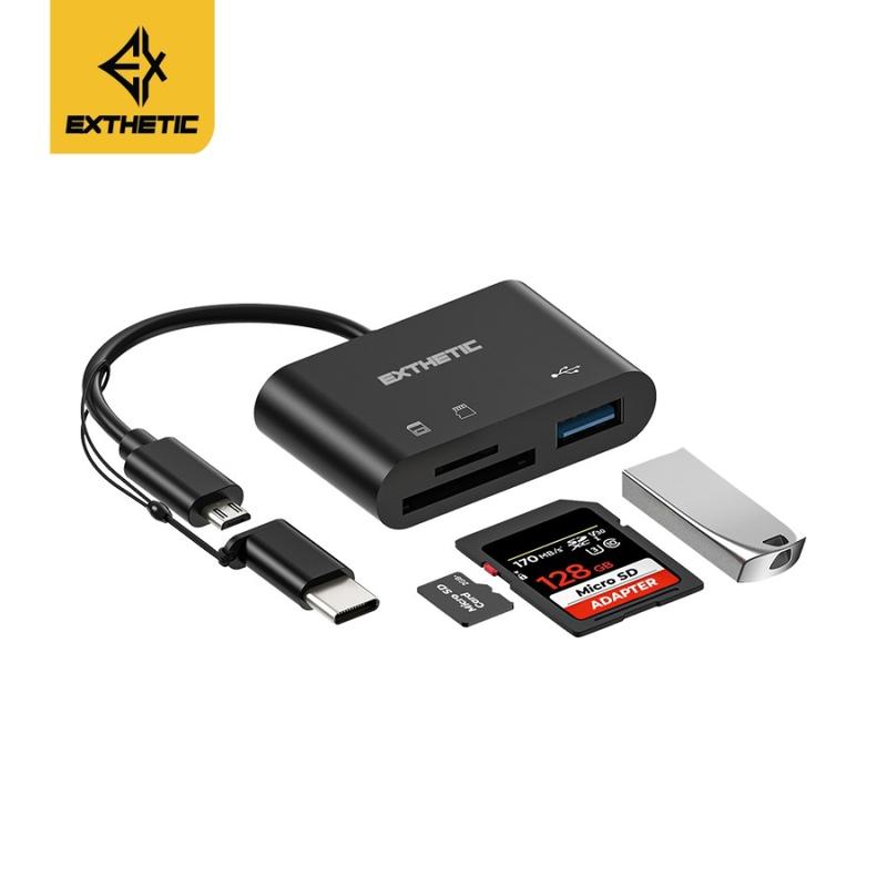 Exthetic EC01 Card Reader SD 3 in 1 OTG Type C dan Micro USB - Shop ...