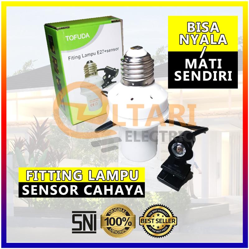 FITTING LAMPU SENSOR FITTING LAMPU OTOMATIS SENSOR CAHAYA / FITING ...