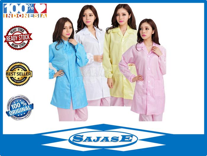 Jual Baju Seragam Kerja Lengan Panjang Antistatic Baju Clean Room esd ...