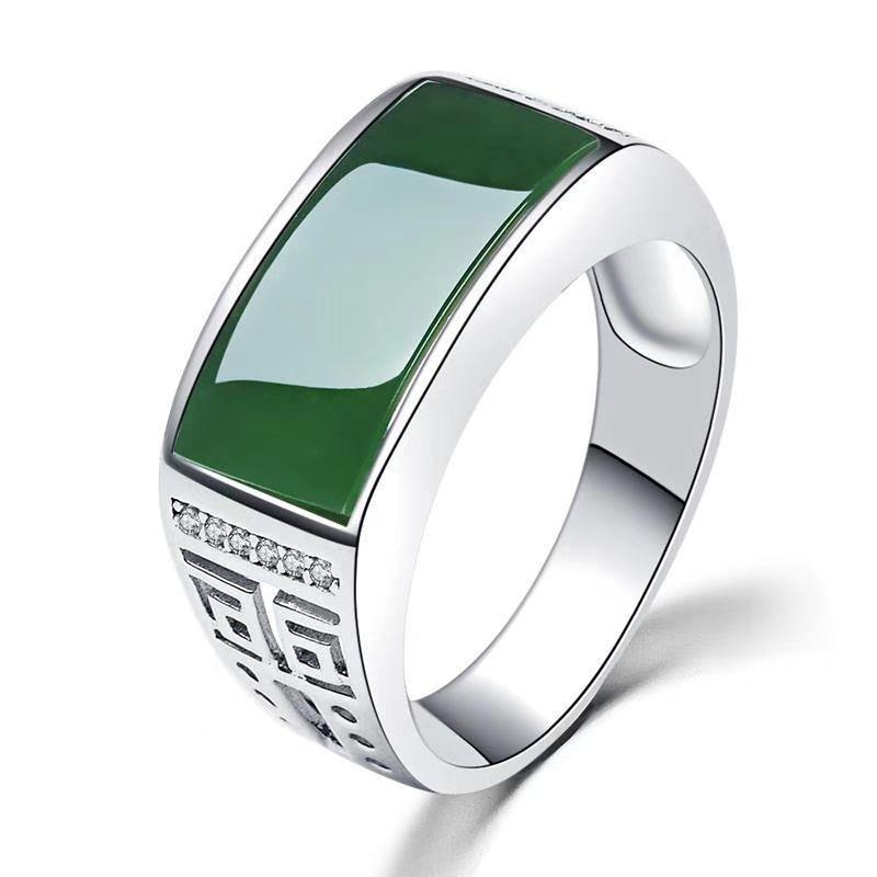 Cincin Jed Hijau Alamiah, Ketibaan Baru, Perak 925 Sterling, - TikTok ...