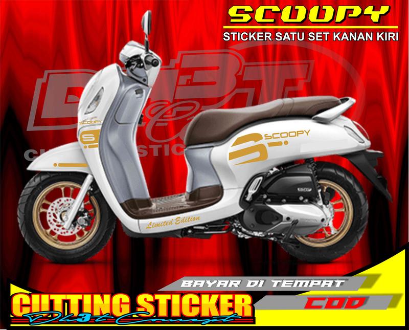 CUTTING STICKER HONDA SCOOPY LIMITED EDITION 2021 PRESTIGE ALL - Shop ...