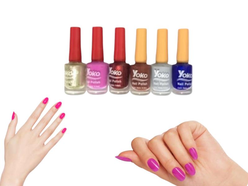 yoko nail polish colorless & colored 9.9ml High Gloss Long-lasting ...