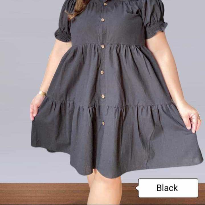 Bella Button Down Dress (Medium to 2xl size) - TikTok Shop Philippines