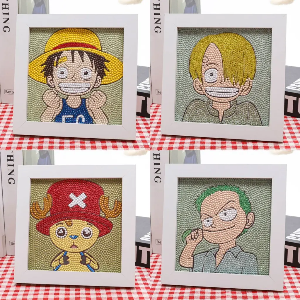 TERKINI ~ COD One piece Diamond Painting DIY Full Drill 1 set 5D ...