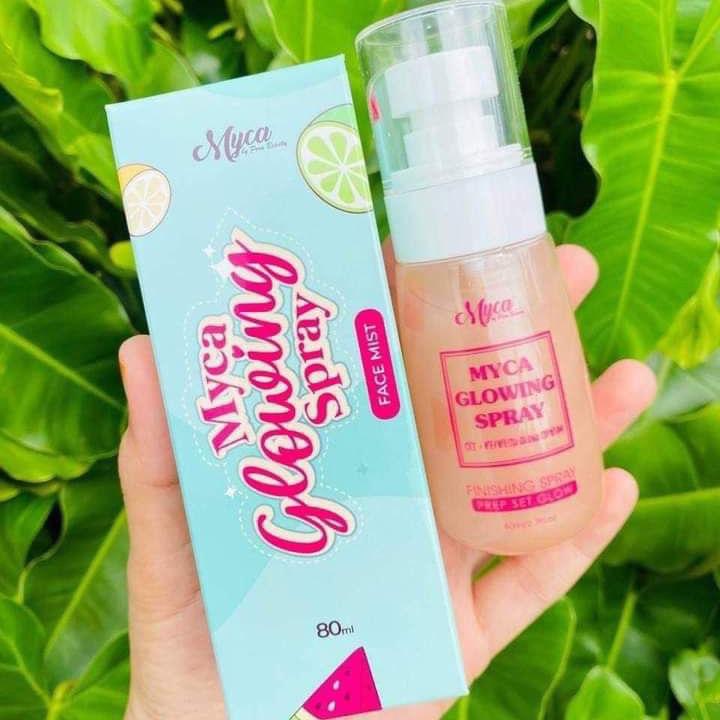 MYCA GLOWING SPRAY FACE MIST Makeup Setting - TikTok Shop Malaysia