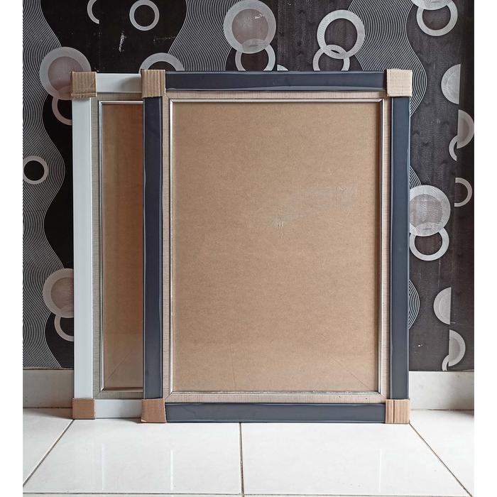 Jual Bingkai Foto Tanpa Kaca 40x60 Linen Minimalis dan Ukir 5 Cm ...