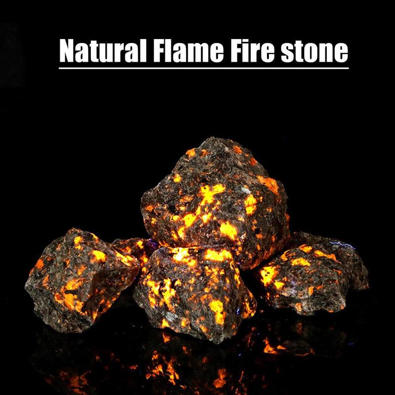 Natural Flame Fire Stone Polished Quartz Reiki Rose Fluorite - TikTok ...