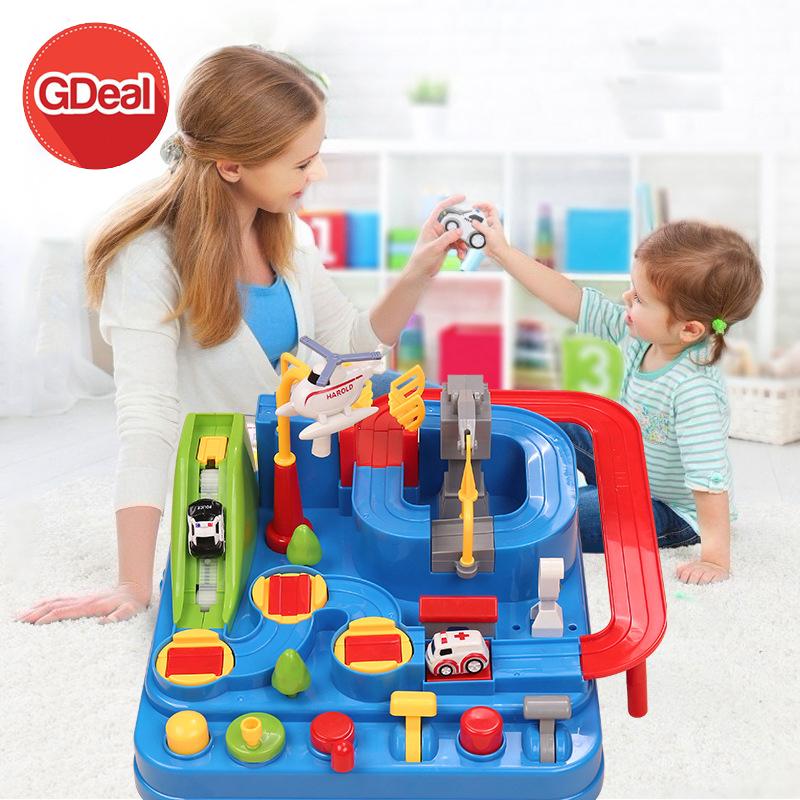 GDeal Children Rail Toy Car Toy Multifunction Car Adventure Fun ...