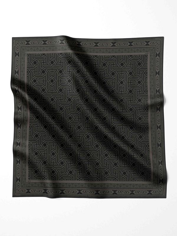 Alhambra Scarves - Charcoal by Zefiks - TikTok Shop Malaysia