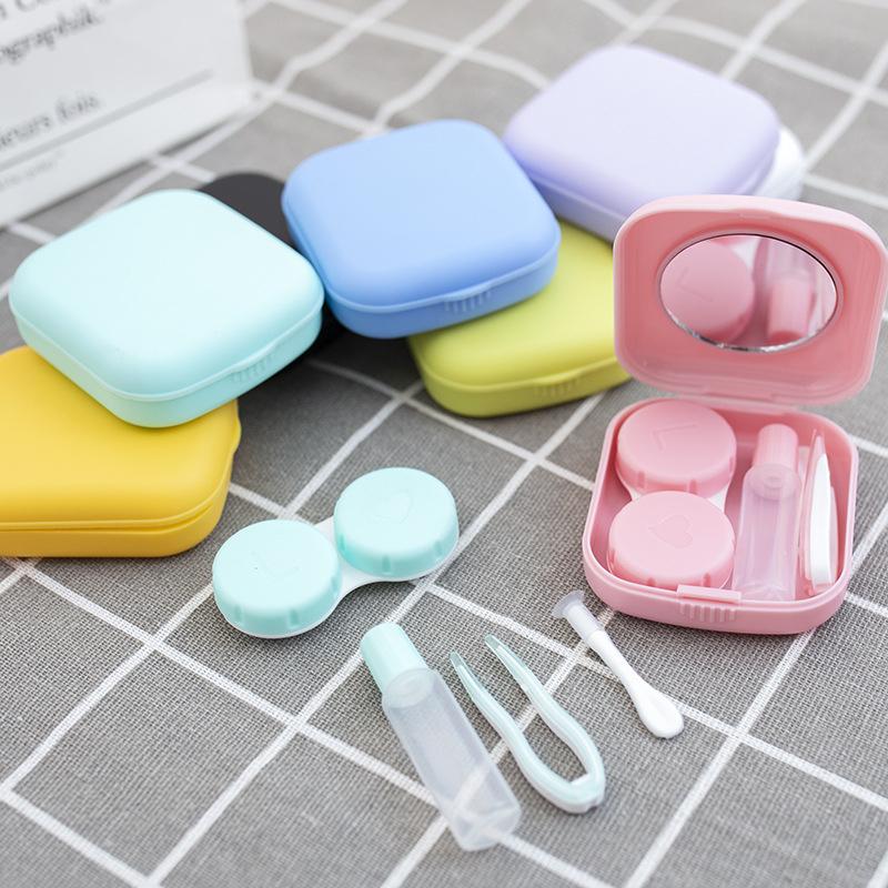 【SBY】1set Travel Contact Lens Case Box Holder Tools Kits Case40 ...