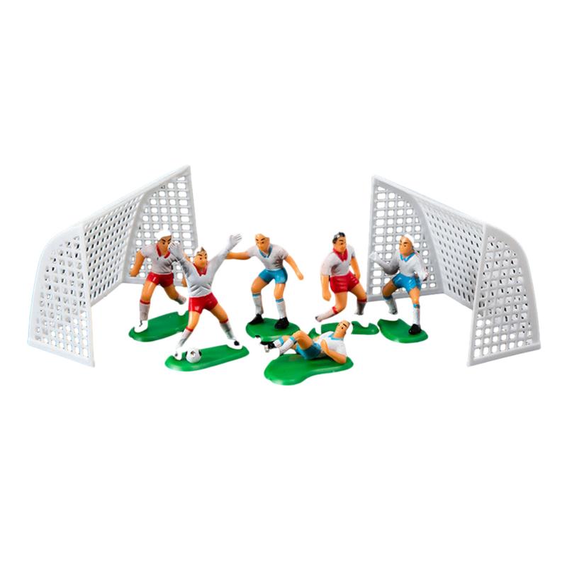xeinuziuo- Mini Soccer Player Figures Football Goal Post Model - TikTok ...
