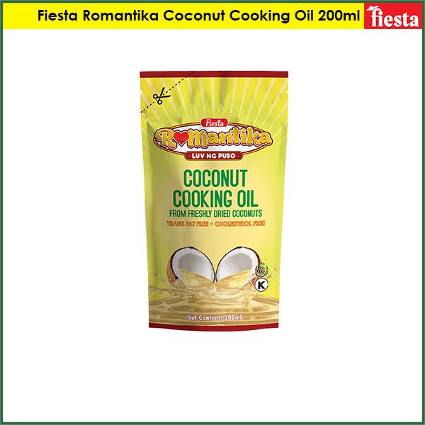 Fiesta Romantika Coconut Cooking Oil 200ml - TikTok Shop Philippines