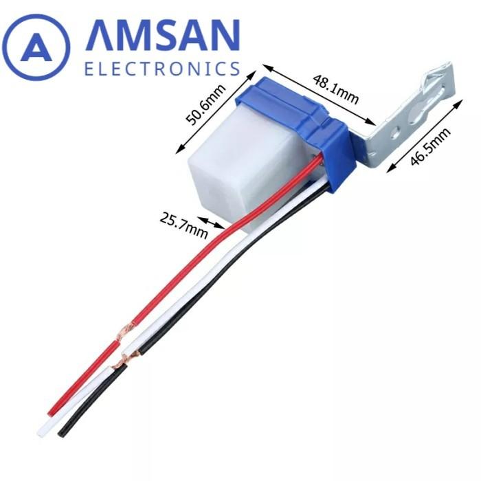 Saklar Sensor Cahaya Otomatis Lampu Jalan LDR DC 12V AC 220V - Shop ...