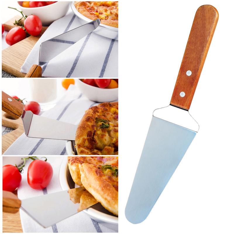 [seiyunin]Cake Spatula Wooden Handle Stainless Steel Triangl - TikTok ...
