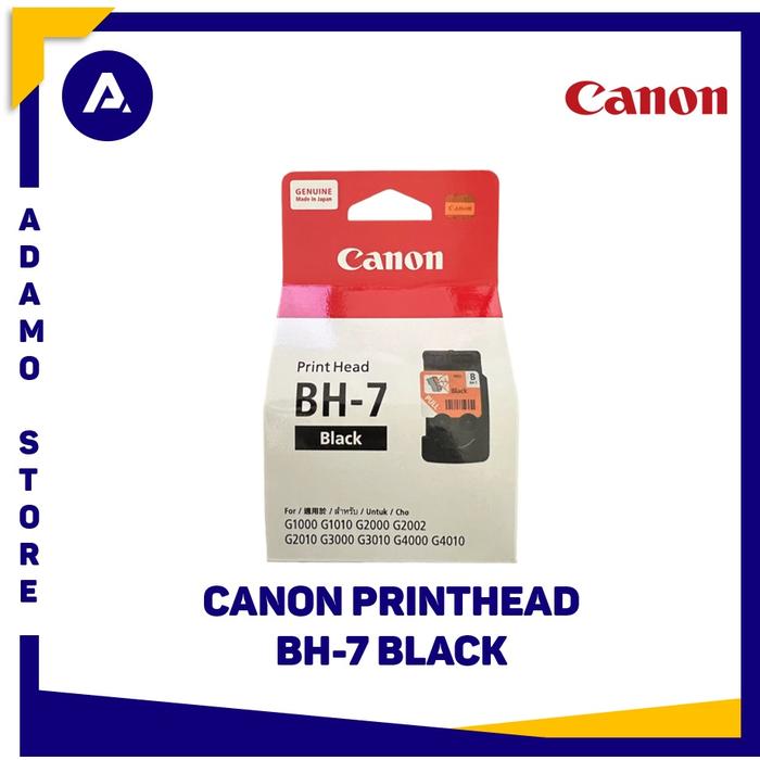 Jual Canon Printhead Print Head BH-7 BH7 CA91 Black (G1010 G2010 G3010 ...