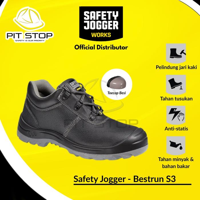 Promo Sepatu Safety Jogger Bestrun S3 Original Toe Cap Besi Anti Tusuk ...