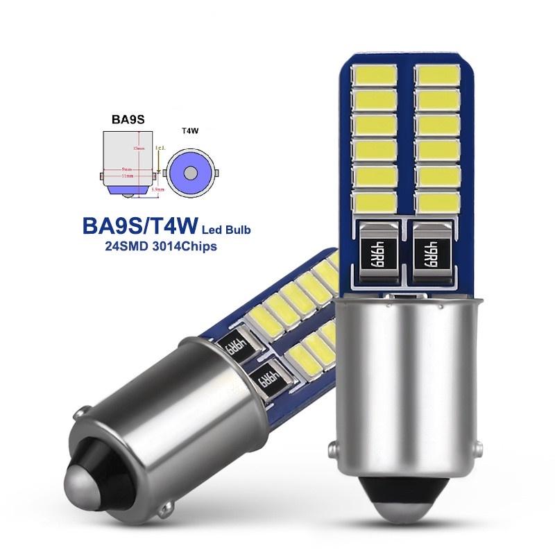 2X Signal Lamp Ba9s Led 12V 24Smd 3014 Chips T4w Led Bulb Fo - TikTok ...