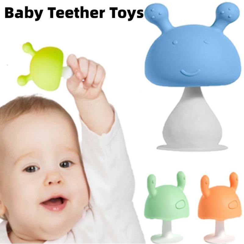 Mainan Teether Bayi, Teether Cendawan, Silikon Gred Makanan, - TikTok ...