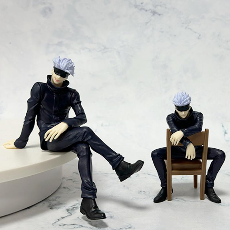 Jujutsu Kaisen 11cm 14cm Sitting Satoru Gojo Figure With Chair Break ...