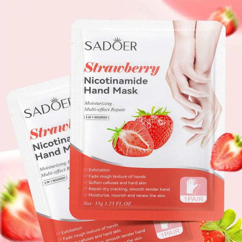 SADOER Fruit Hand And Foot Mask Avocado Strawberry Hydrating - TikTok ...