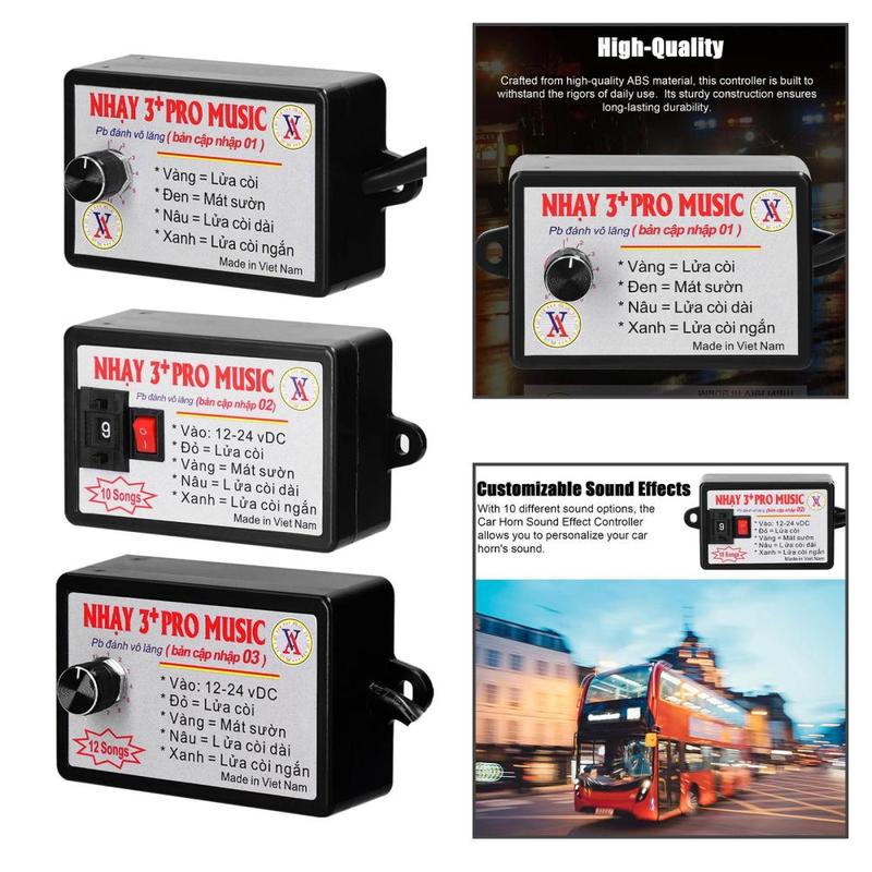 Pengawal Tanduk Kereta, Universal, Tahan Lama, Unit Kawalan Bunyi ...