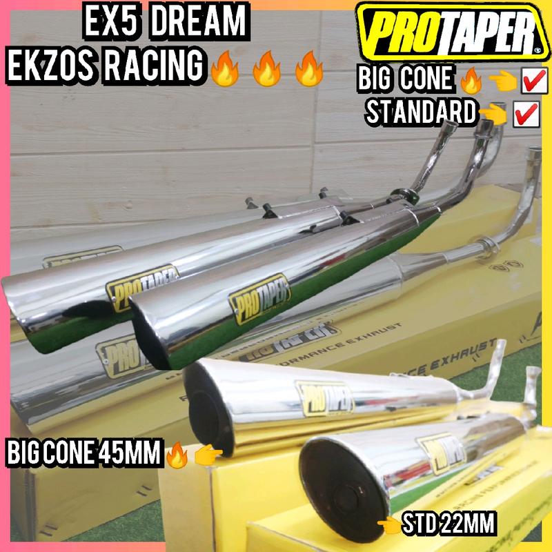PROTAPER EXHAUST {STD/RACING/BIG CONE} EX5 DREAM EXHAUST - TikTok Shop ...