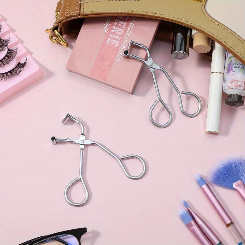 2pcs Mini Eyelash Curler, Silvery Eyelashes Curler Professional ...