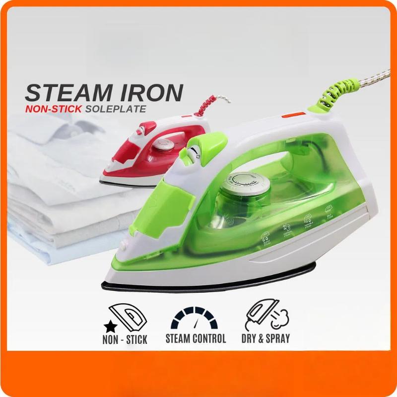 COD Steam Iron Travel Cloth (1200W) Non-stick Heating Protection ...
