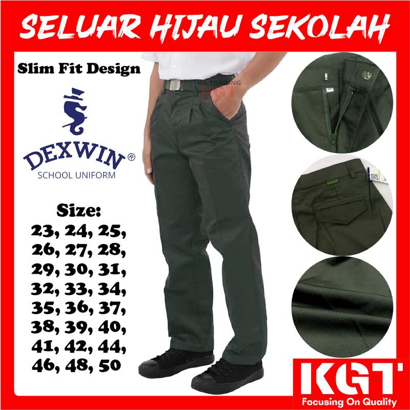 DEXWIN SELUAR PANJANG SEKOLAH MENGENGAH SLIM FIT DESIGN SELUAR - TikTok ...