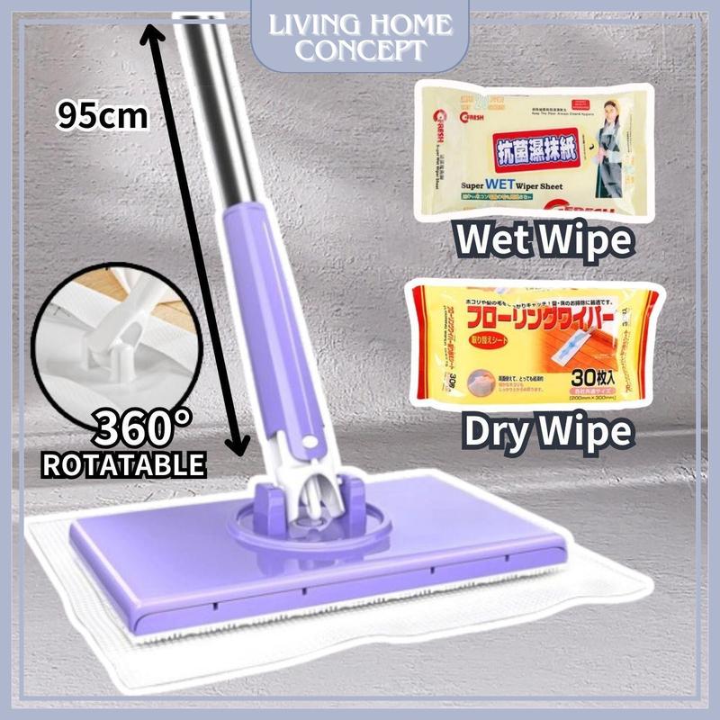 Mop Tisu Pakai Buang Wet Dry Wipe Tissue Wipes Kertas Pengelap - TikTok ...