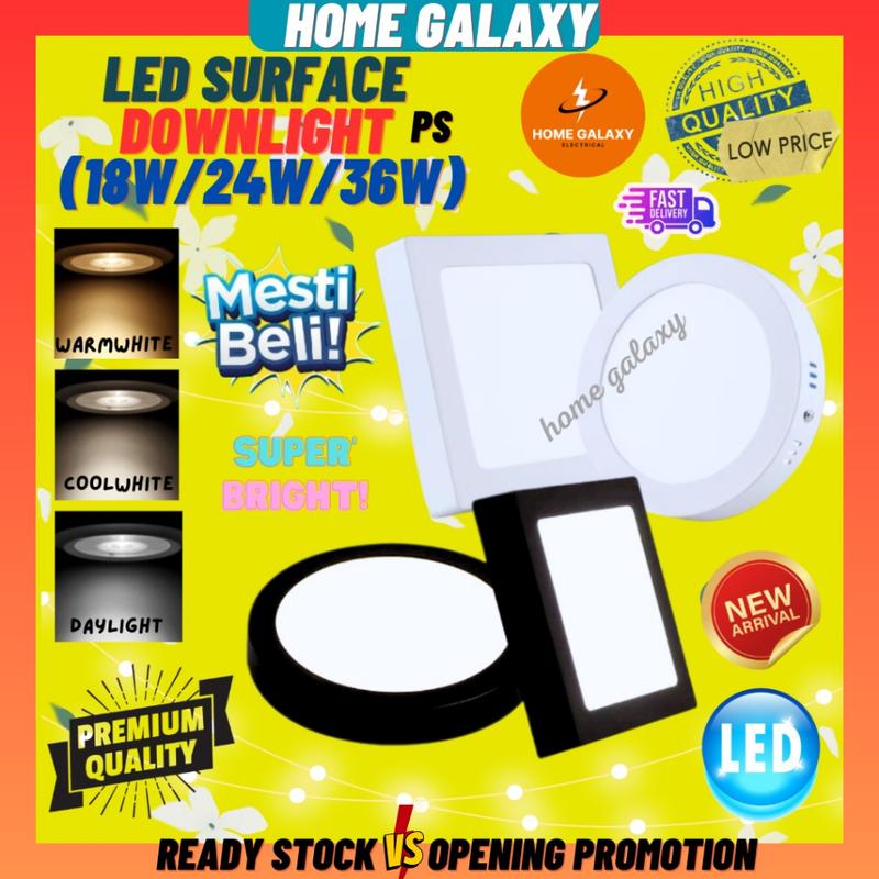 HOTLED Surface Downlight LED Surface Light 18W 24W 36W Lampu - TikTok ...