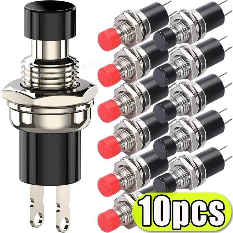 5/10Pcs 7MM Momentary Push Button Switch 220V/3A Press The Reset ...