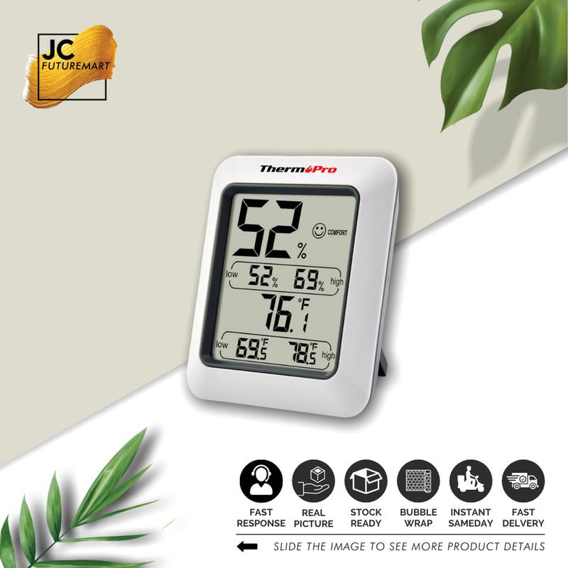 THERMOMETER HYGROMETER HUMIDITY | TERMOMETER SUHU RUANG THERMOPRO ...