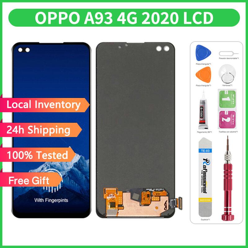 LCD TFT, 6.43 inci, Untuk OPPO A93 4G CPH2121 dan RENO3G, Penggantian ...