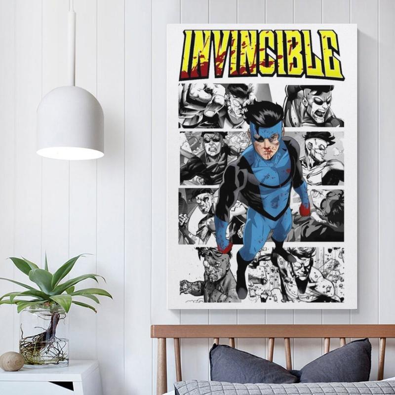 Invincible Variants Poster, Superhero Wall Art, Sci-Fi Home Decor ...