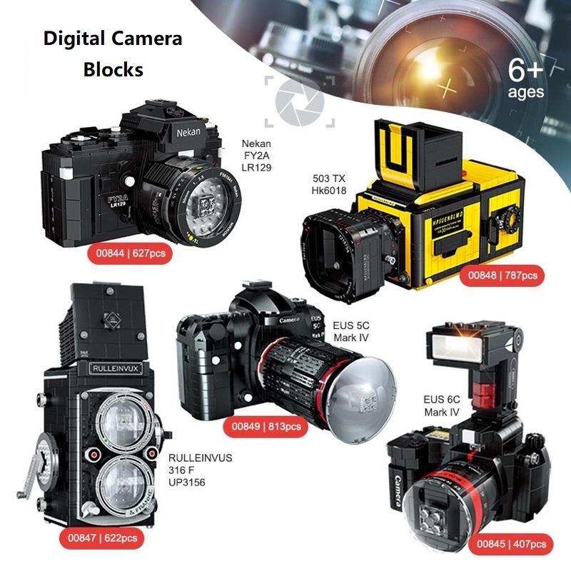 Building Blocks 00844 - 00849 Digital Camera Brick Block Toy - TikTok ...