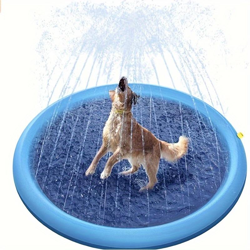 pet [Durable Dog Splash Pad] Heavy-Duty Durable PVC Dog Splash Pad ...