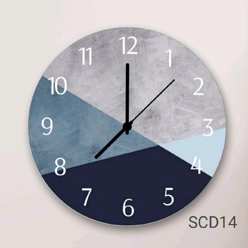 Jam Dinding Scandinavian 30cm Mesin Sweep Hening Kado Kayu - Shop ...