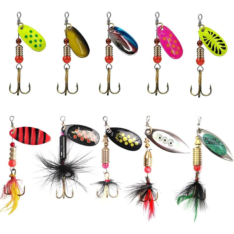 Deadly Rooster Tail Fishing Lures - High-Efficiency Trout Lures with ...