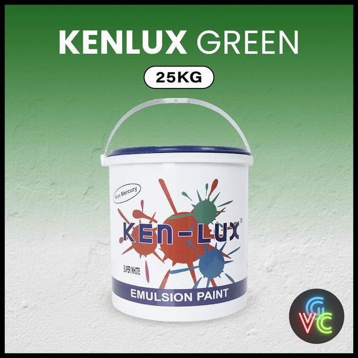 Jual Kenlux Emulsion Paint Green 25 KG / Kenlux Cat Tembok Hijau 25 KG ...