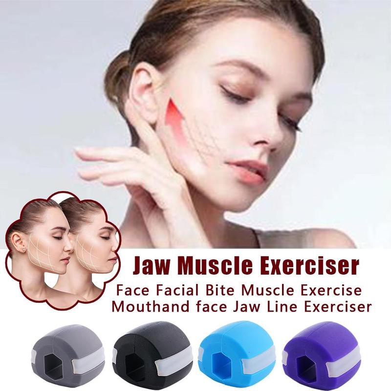 Jaw Muscle Exerciser,Jaw Shape Facial Fitness Chewing Face Muscle ...