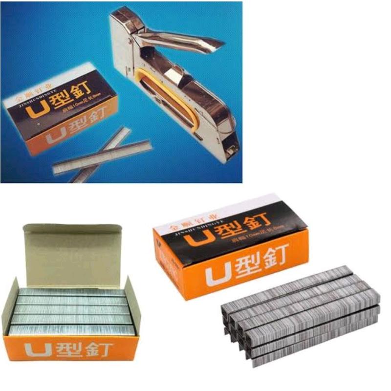 YALTA Stainless Gun Tucker Metal Staple Wires puncher - TikTok Shop ...