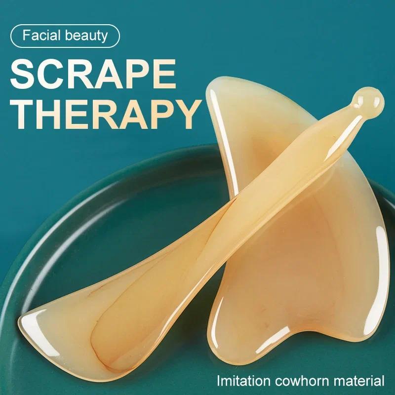 Facial Massager Face Scraping Gua Sha Board Resin Face Massage - TikTok ...