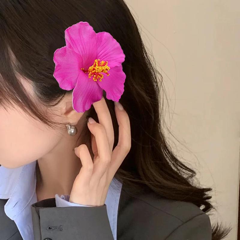 Klip rambut bunga buih, PlumeriaHibiscus Hawaii, jepit bunga - TikTok ...