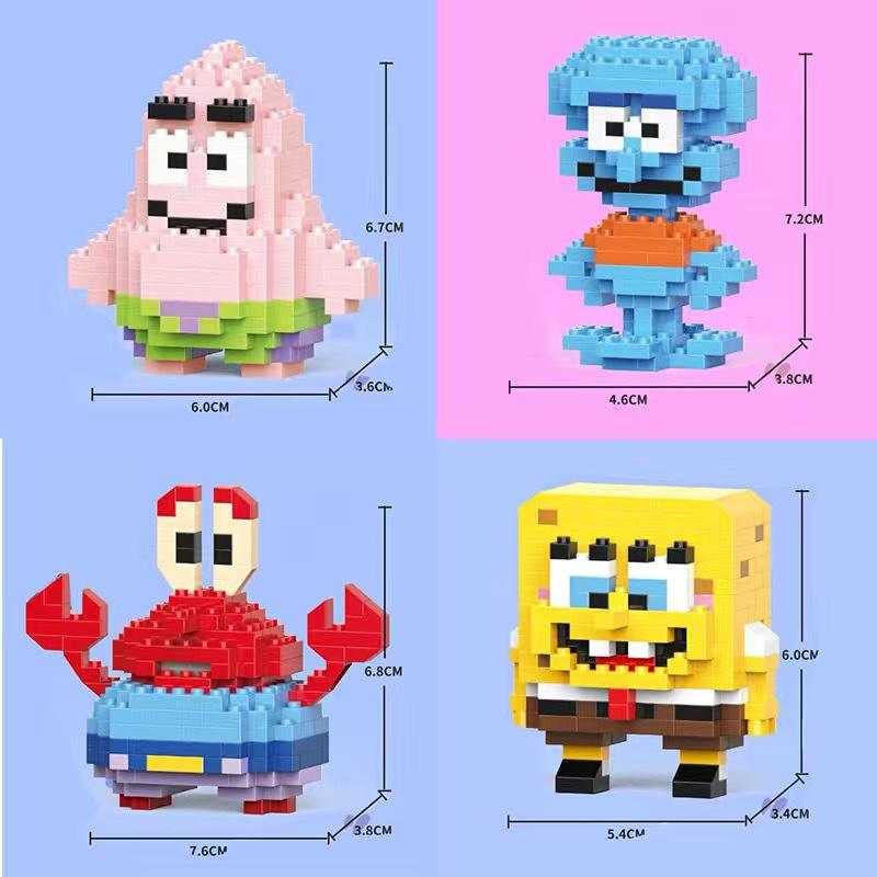 60 Models of Building Block Figures Assembly Children's Day Toys ...