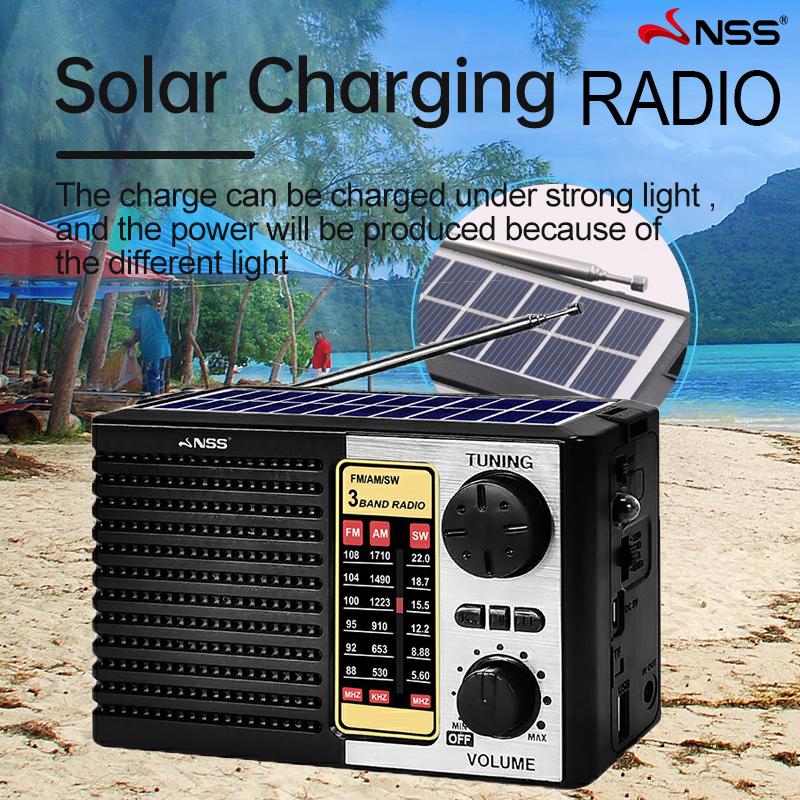 NSS Solar Radio With Emergency LED Light Solar Panel Bluetooth - TikTok ...