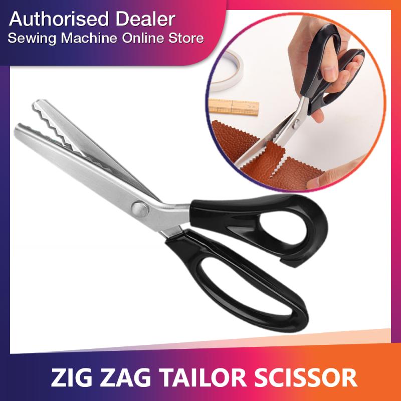 READY STOCK Tailor Scissors Triangle Tooth Sewing Scissor / Zigzag ...