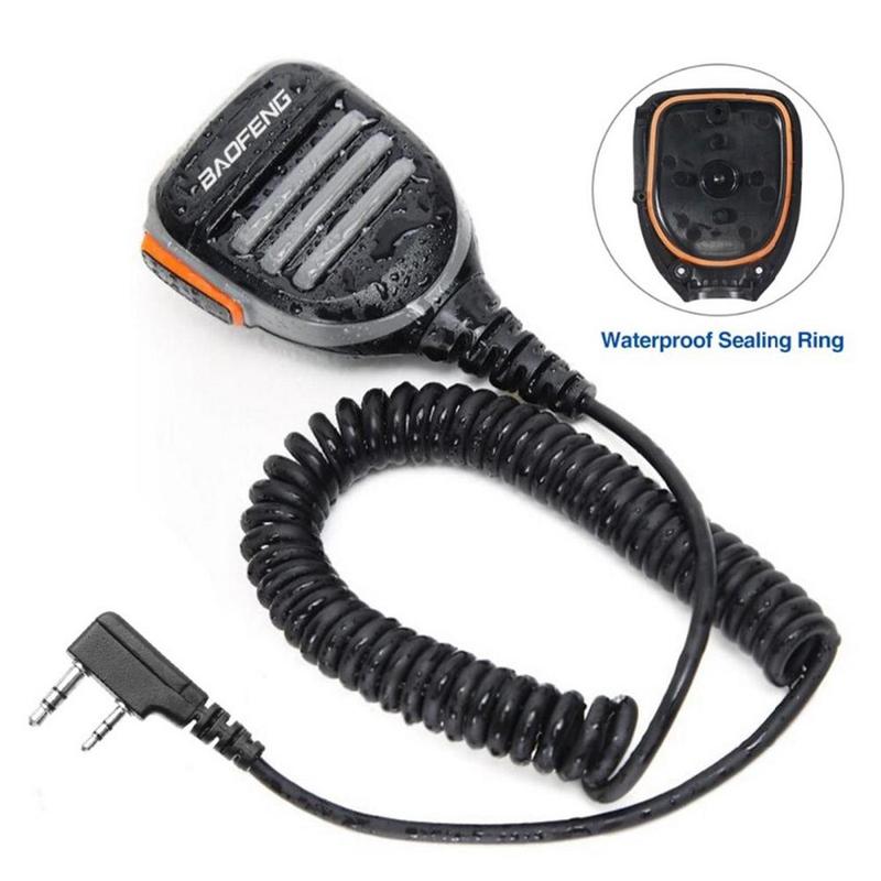 PTT Remote Radio Speaker Mic Shoulder Mic for BaoFeng UV-5R UV5RA ...