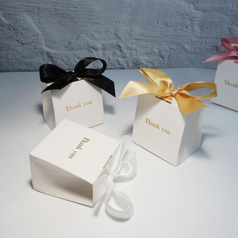 Thank You Candy Box, 3 Counts/set Paper Gift Box with Ribbon - TikTok Shop